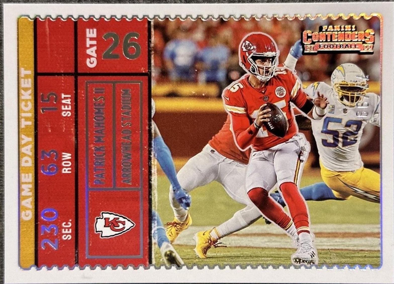 Patrick Mahomes II [Silver] #GDT-PMA Prices | 2022 Panini Contenders ...