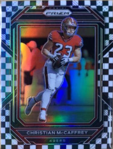 Christian McCaffrey [Black White Checker] #40 Prices | 2022 Panini ...