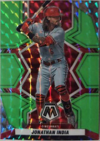 Jonathan India [Green Fluorescent] #21 Prices | 2022 Panini Mosaic ...