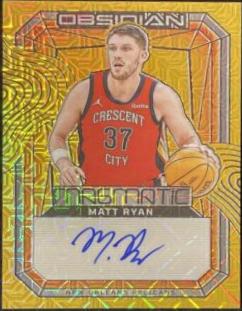 Prix de Matt Ryan [Gold Flood Electric Etch] #34 | 2023 Panini Obsidian ...