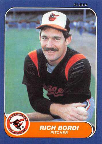 Rich Bordi #U-16 Prices | 1986 Fleer Update | Baseball Cards