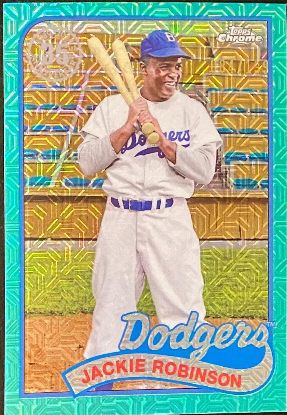 Jackie Robinson #2T89C-67 Prices | 2024 Topps 1989 Chrome Silver Pack ...