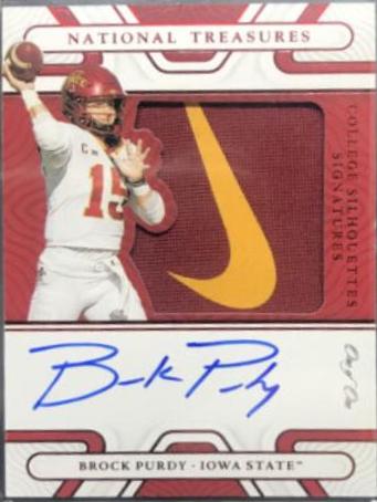 Brock Purdy #SS-BPU Prices | 2022 Panini National Treasures Collegiate ...