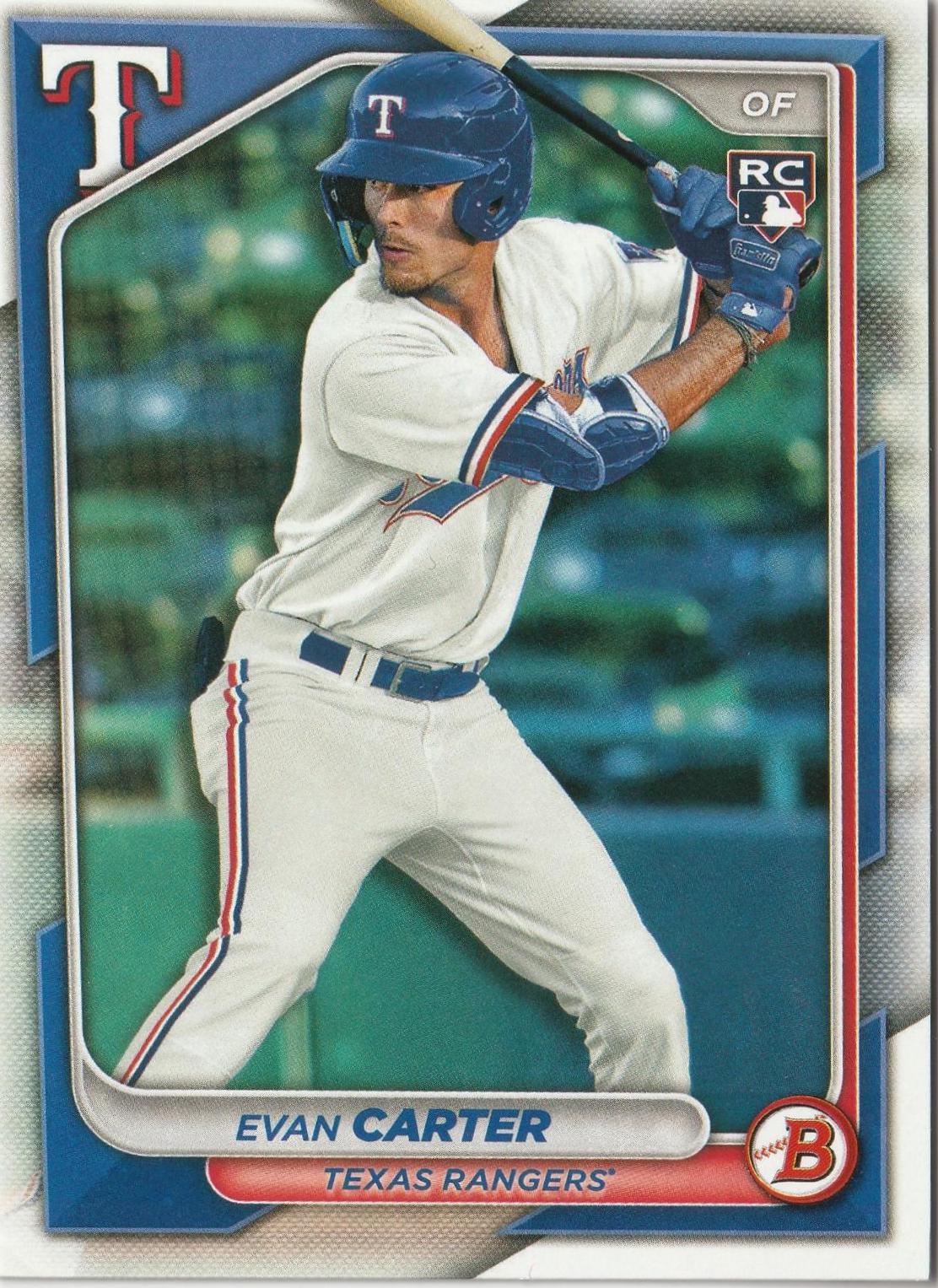 Evan Carter #46 Prices [Rookie] | 2024 Bowman | Baseball Cards