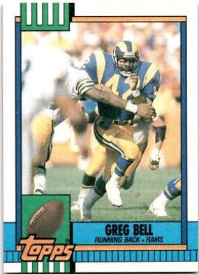 Greg Bell #77 Prices | 1990 Topps | Football Cards