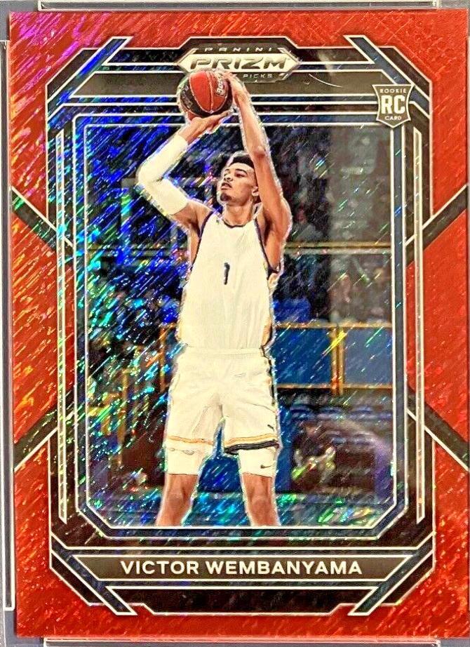 Victor Wembanyama [Red Shimmer] #2 Prices | 2023 Panini Prizm Draft ...
