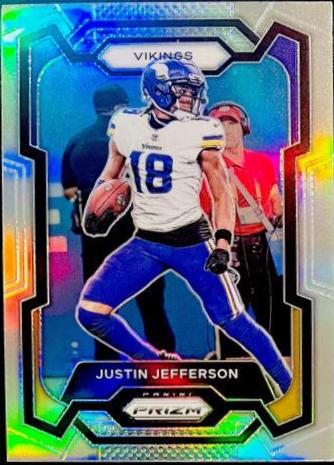 Justin Jefferson [Silver] | Ungraded | 2023 Panini Prizm