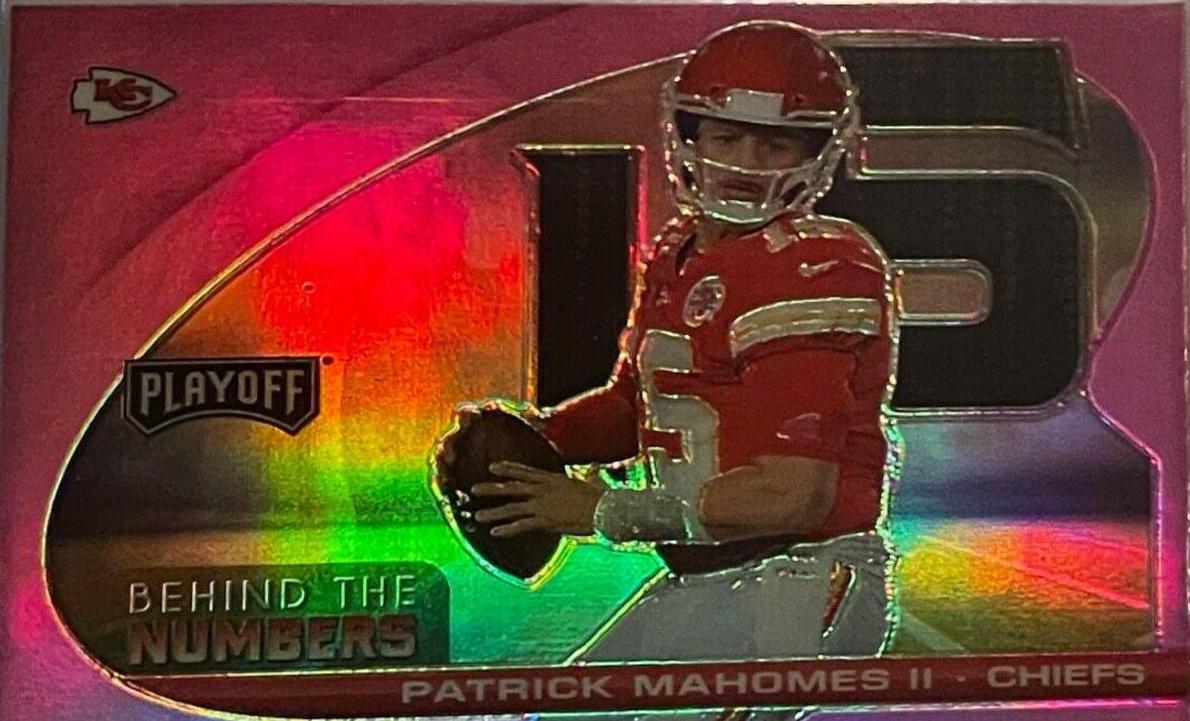 Patrick Mahomes II [Pink] #BTN-PMA Prices | 2021 Panini Playoff Behind ...