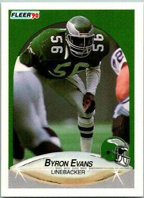 Byron Evans #83 Prices [Rookie] | 1990 Fleer | Football Cards