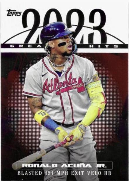 Ronald Acuna Jr. #23GH-8 Prices | 2024 Topps Greatest Hits | Baseball Cards