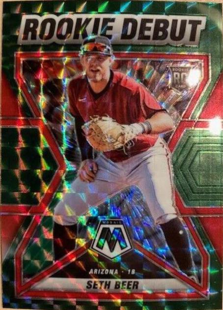 Seth Beer [Green] #RD-19 Prices | 2022 Panini Mosaic Rookie Debut ...