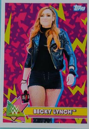 Becky Lynch #S-4 Prices | 2021 Topps Heritage WWE Superstar Stickers ...
