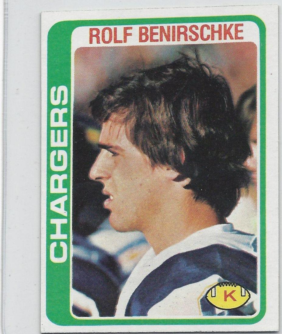 Rolf Benirschke #122 Prices [Rookie] | 1978 Topps | Football Cards