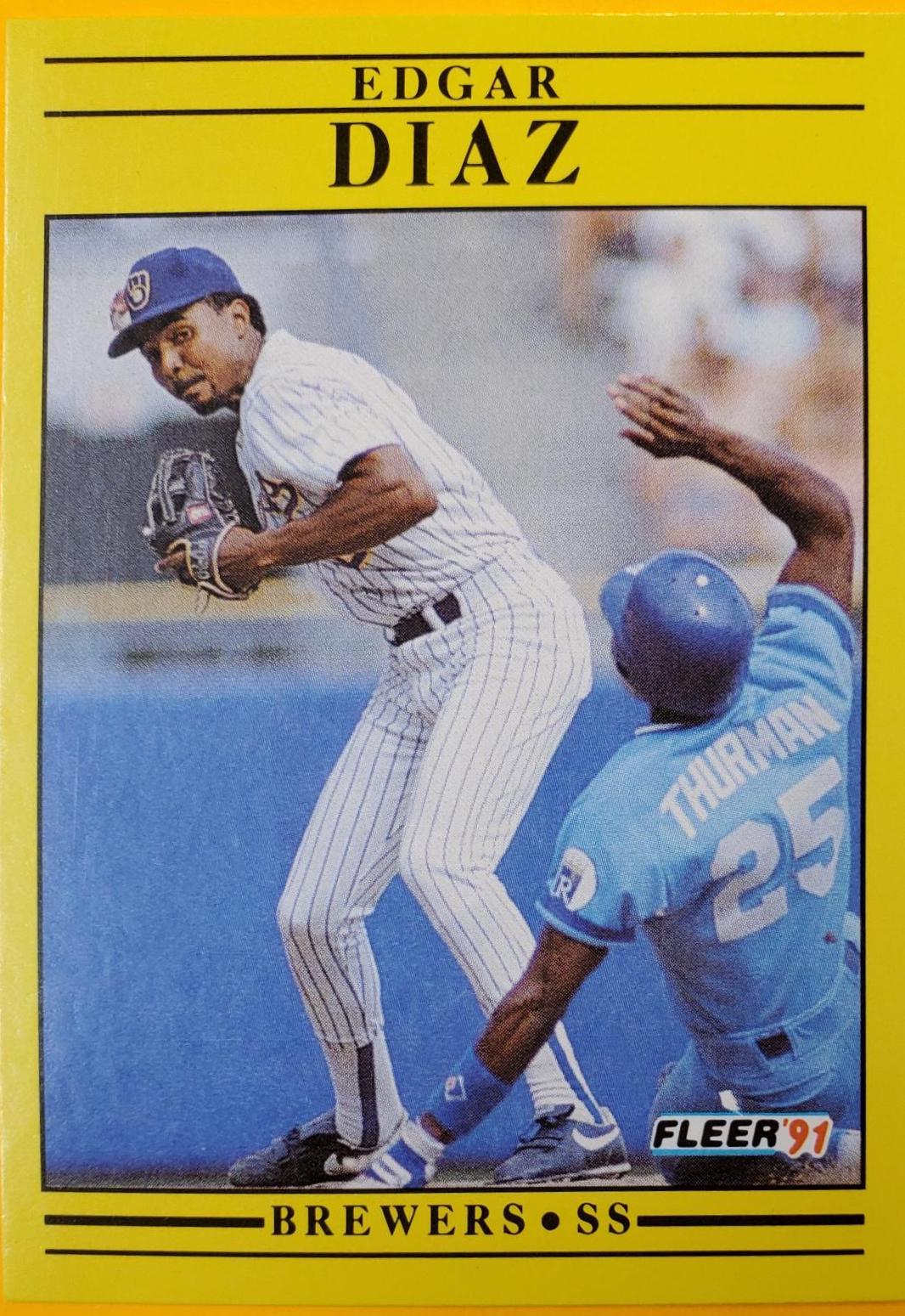 Edgar Diaz #581 Prices | 1991 Fleer | Baseball Cards