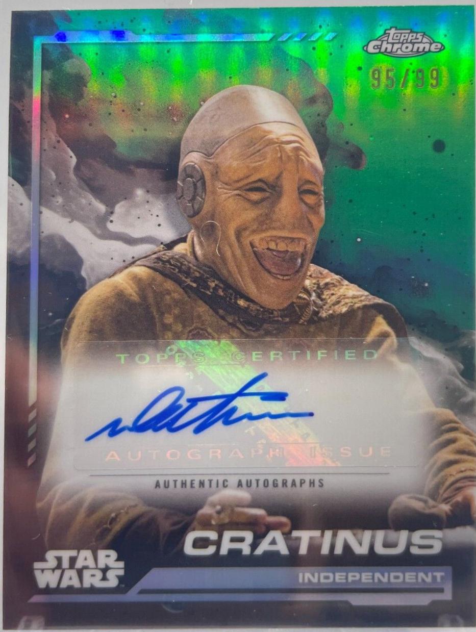 Dee Tails as Cratinus #AU-CI Prices | Star Wars 2024 Topps Chrome ...