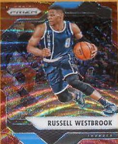 Russell Westbrook [Ruby Wave Prizm] #251 Prices | 2016 Panini Prizm ...