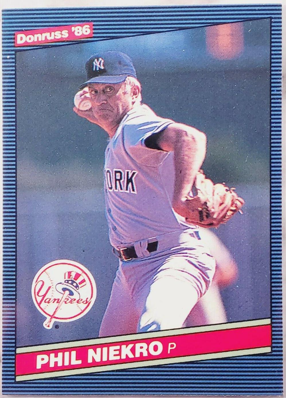Phil Niekro #580 Prices | 1986 Donruss | Baseball Cards
