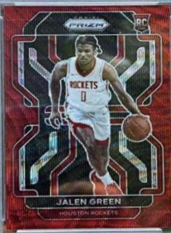Jalen Green [Ruby Wave] #306 Prices | 2021 Panini Prizm | Basketball Cards