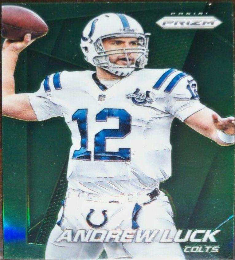 Andrew Luck [Green Prizm] #129 Prices | 2014 Panini Prizm | Football Cards