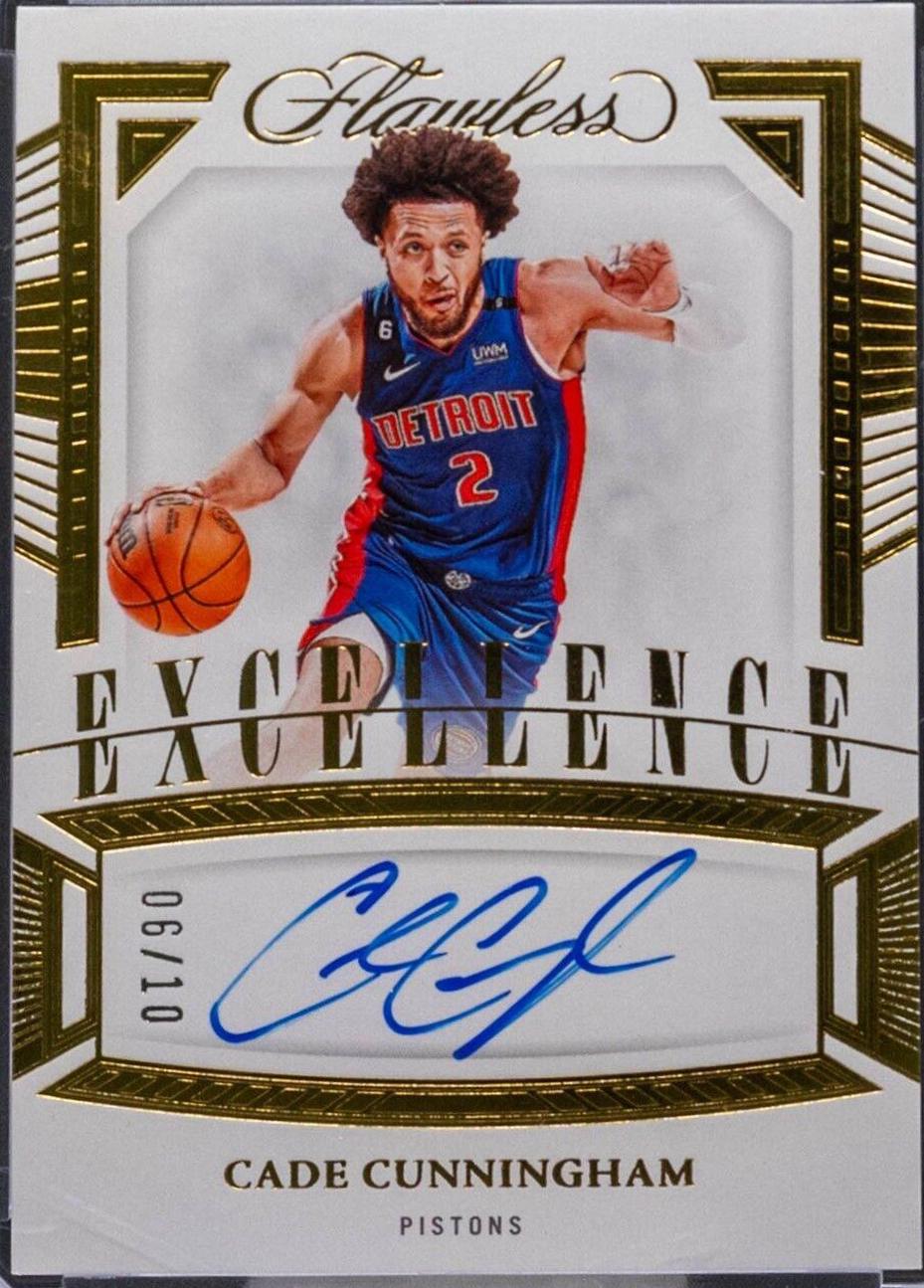 Cade Cunningham [Gold] #1 Prices | 2022 Panini Flawless Excellence ...