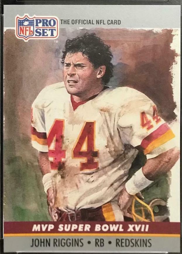 John Riggins #17 Prices | 1990 Pro Set Super Bowl MVP | Football Cards