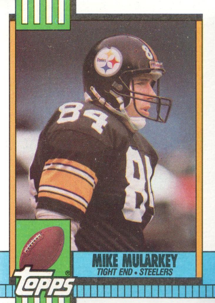 Mike Mularkey [Disclaimer Back] #186 Prices | 1990 Topps | Football Cards