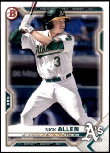 Nick Allen #BP-147 Prices | 2021 Bowman Paper Prospects | Baseball Cards