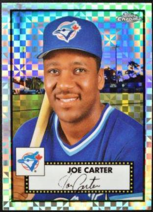 Joe Carter #484 Prices | 2021 Topps Chrome Platinum Anniversary ...