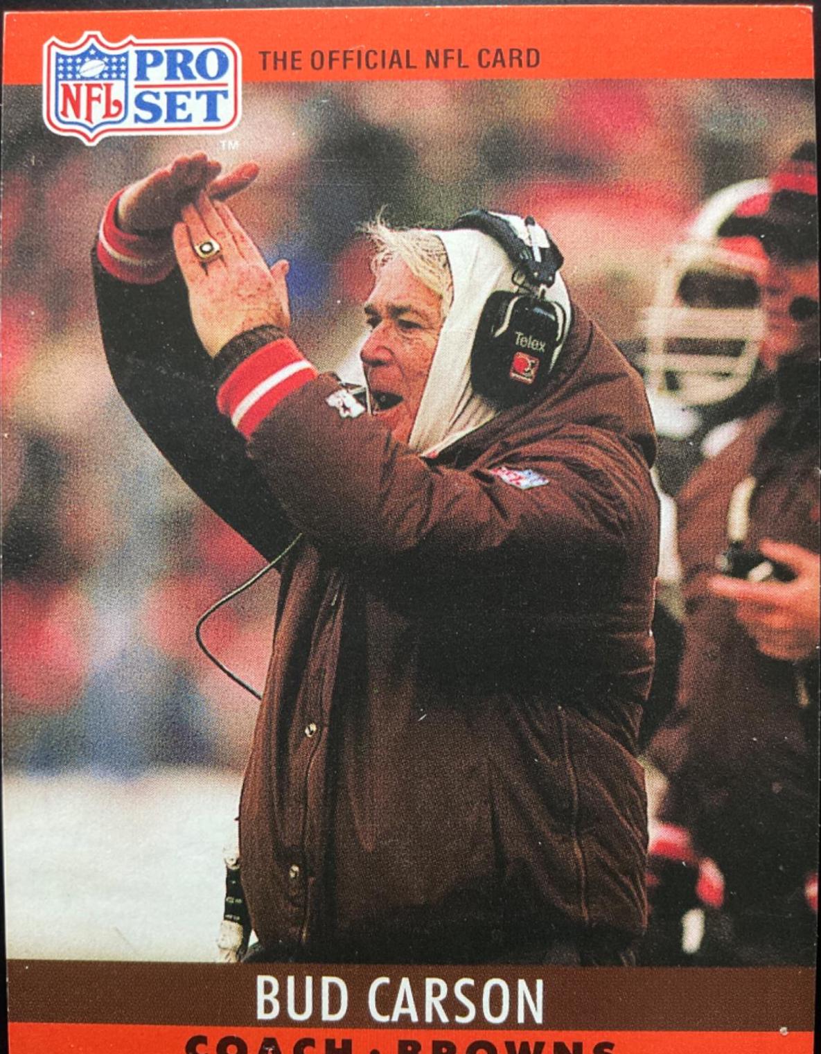 Bud Carson #77 Prices | 1990 Pro Set | Football Cards