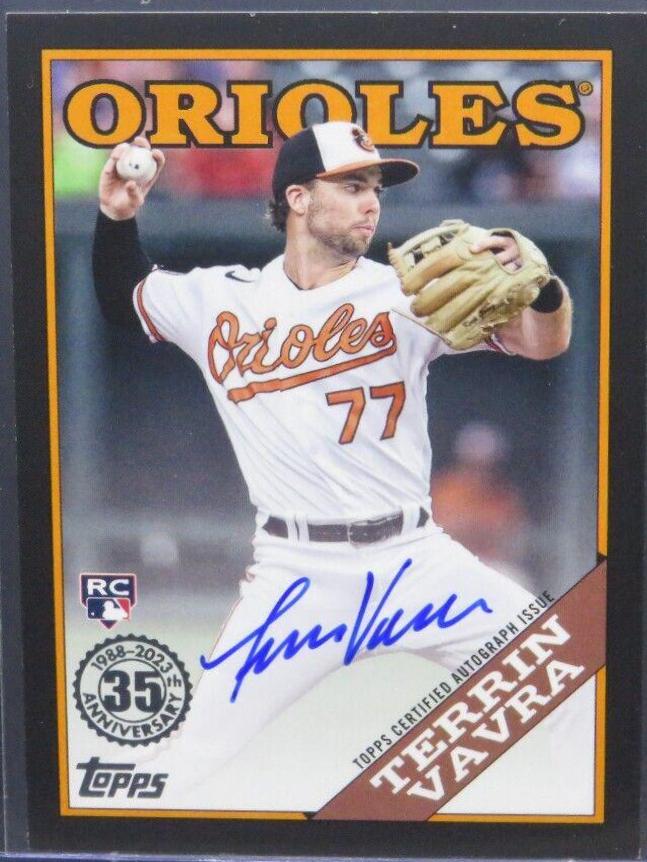 Terrin Vavra [Black] #88BA-VAV Prices | 2023 Topps Silver Pack 1988 ...