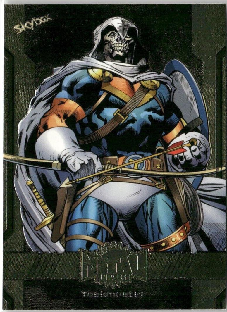 Taskmaster [Gold FX] #131 Prices | 2024 SkyBox Metal Universe Avengers ...