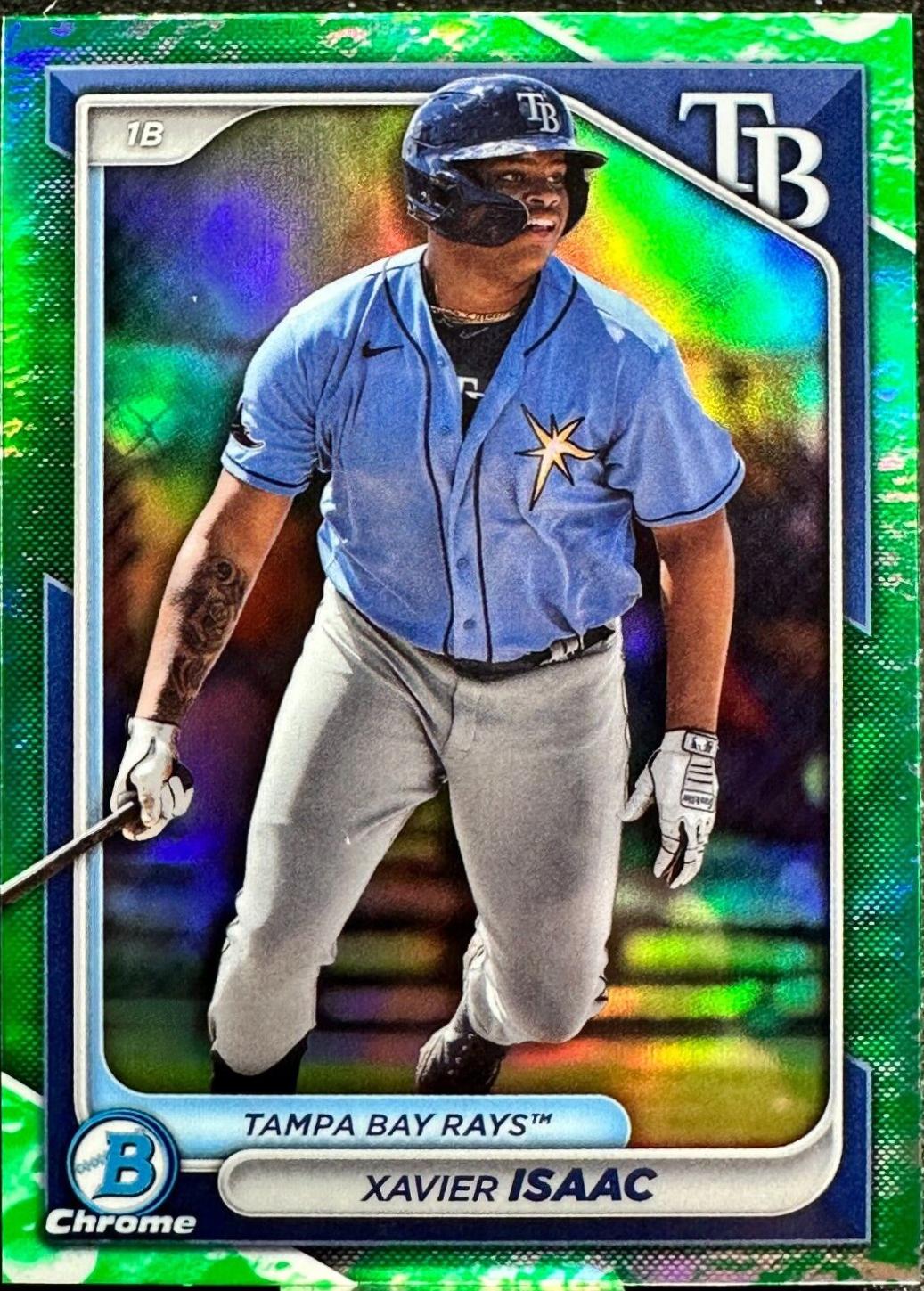 Xavier Isaac [Lunar Glow] #BCP-133 Prices | 2024 Bowman Chrome ...
