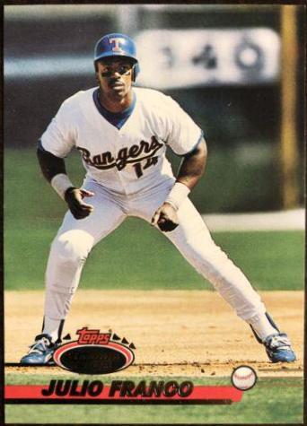 Julio Franco #651 Prices | 1993 Stadium Club | Baseball Cards