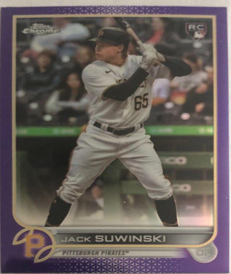 Jack Suwinski Purple Usc180 Prices Rookie 2022 Topps Chrome