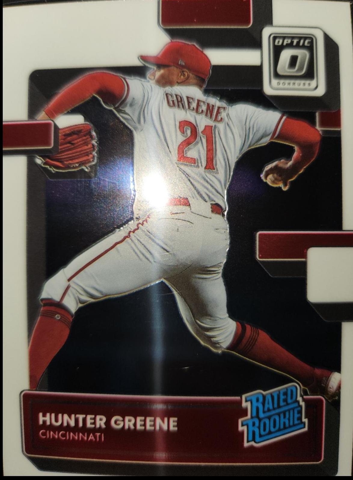 Hunter Greene #160 Prices [Rookie] | 2022 Panini Donruss Optic ...