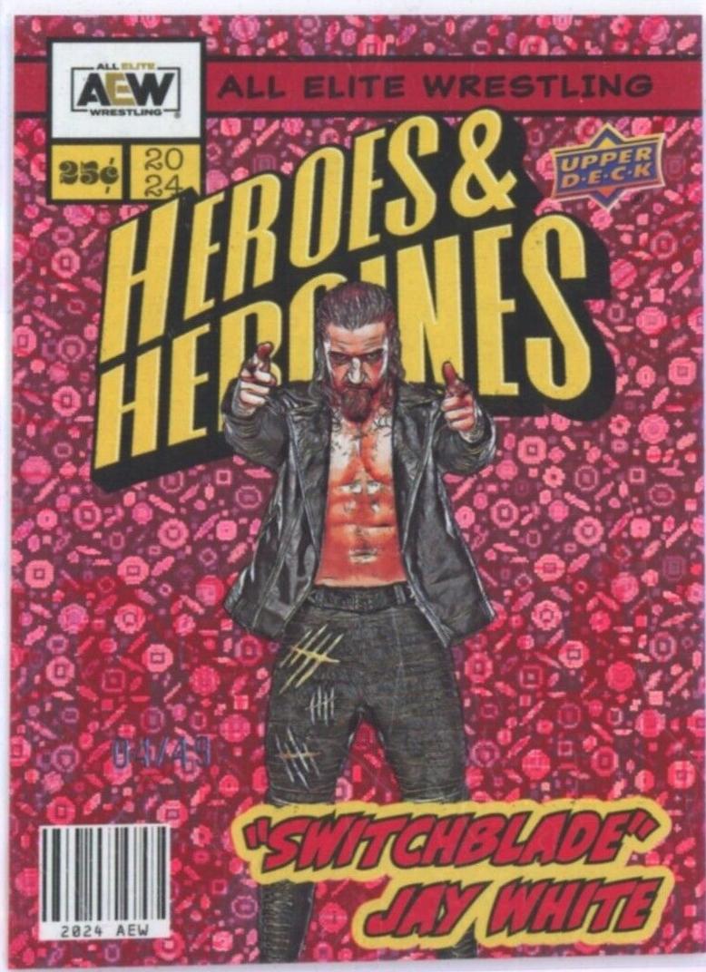 Prix de Switchblade Jay White [Red] #AHH-27 | 2024 Upper Deck AEW ...