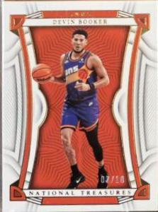 Devin Booker [Gold] #10 Prices | 2022 Panini National Treasures ...