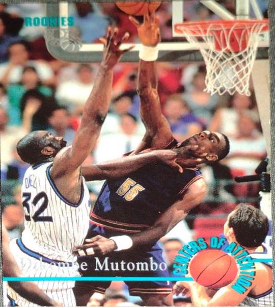 Dikembe Mutombo #106 Prices [Rookie] | 1995 Classic Assets | Basketball ...