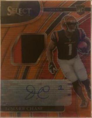 Ja'Marr Chase #RS-JCH Prices | 2021 Panini Select Rookie Signatures ...