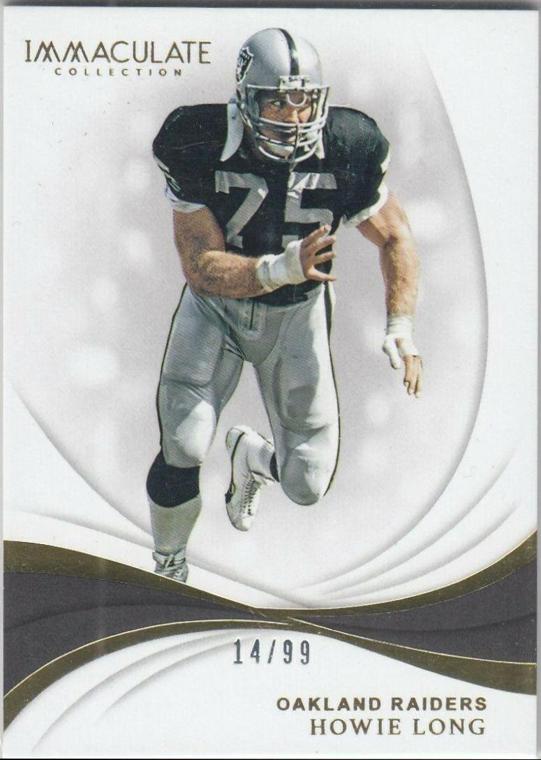Howie Long #75 Prices | 2019 Panini Immaculate Collection | Football Cards
