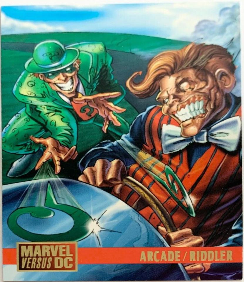 Arcade / Riddler #85 Prices | 1995 Fleer DC vs Marvel | Marvel Cards