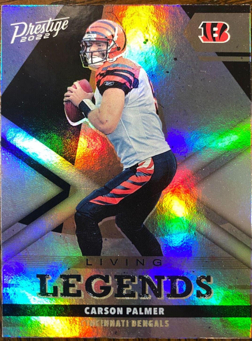 Carson Palmer #LL-21 Prices | 2022 Panini Prestige Living Legends ...