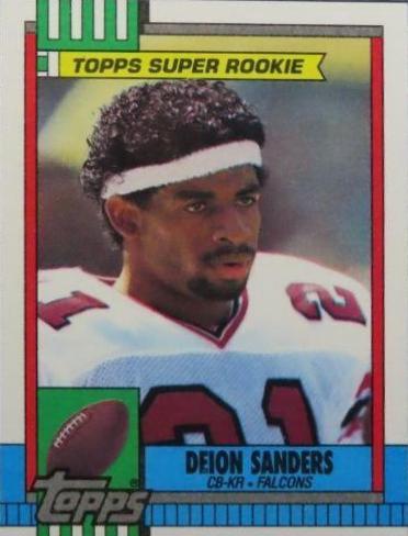 Deion Sanders [Disclaimer Back] #469 Prices [Rookie] | 1990 Topps ...