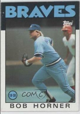 Bob Horner #220 Prices | 1986 Topps | Baseball Cards