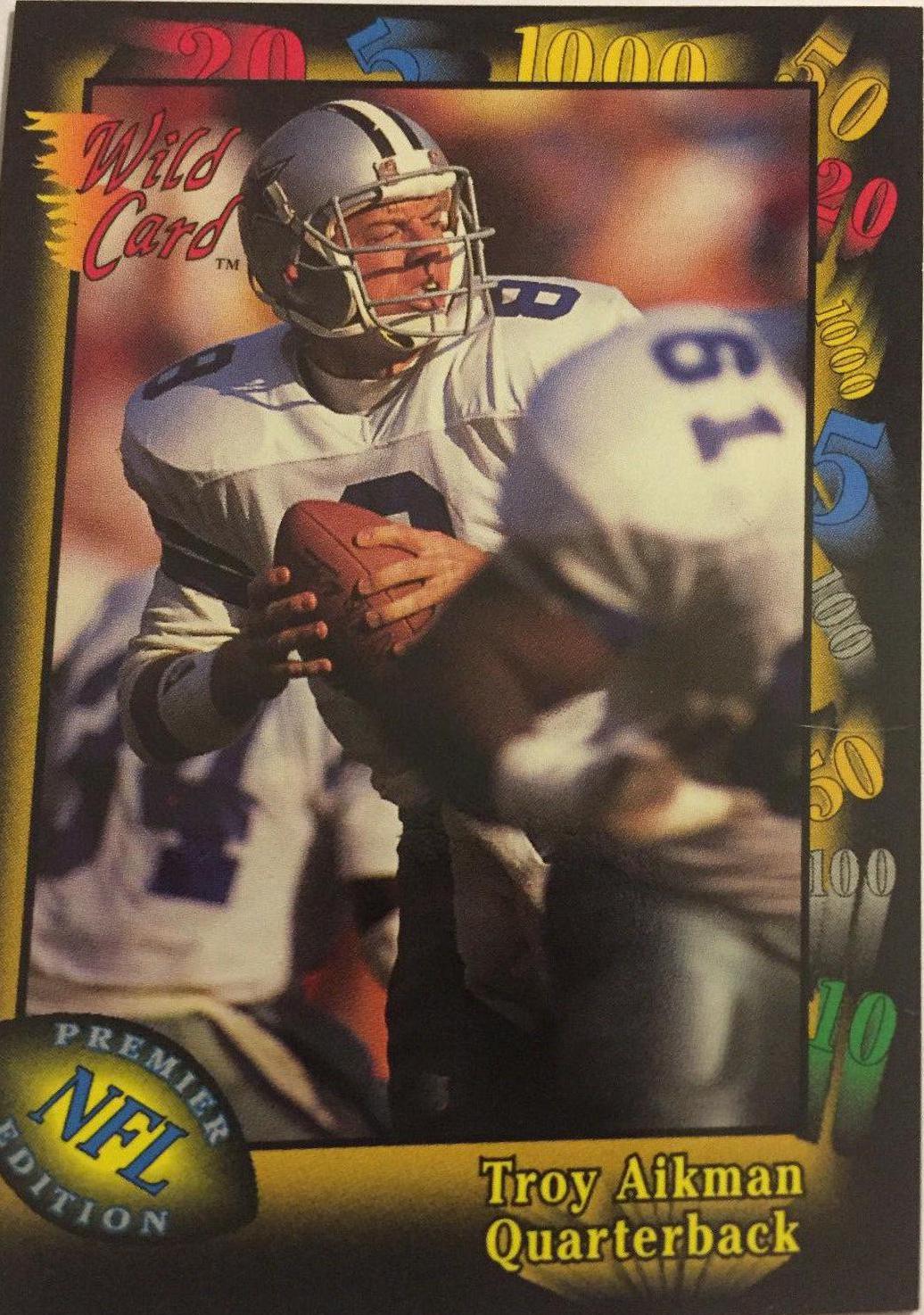 Troy Aikman #68 Prices | 1991 Wild Card | Football Cards