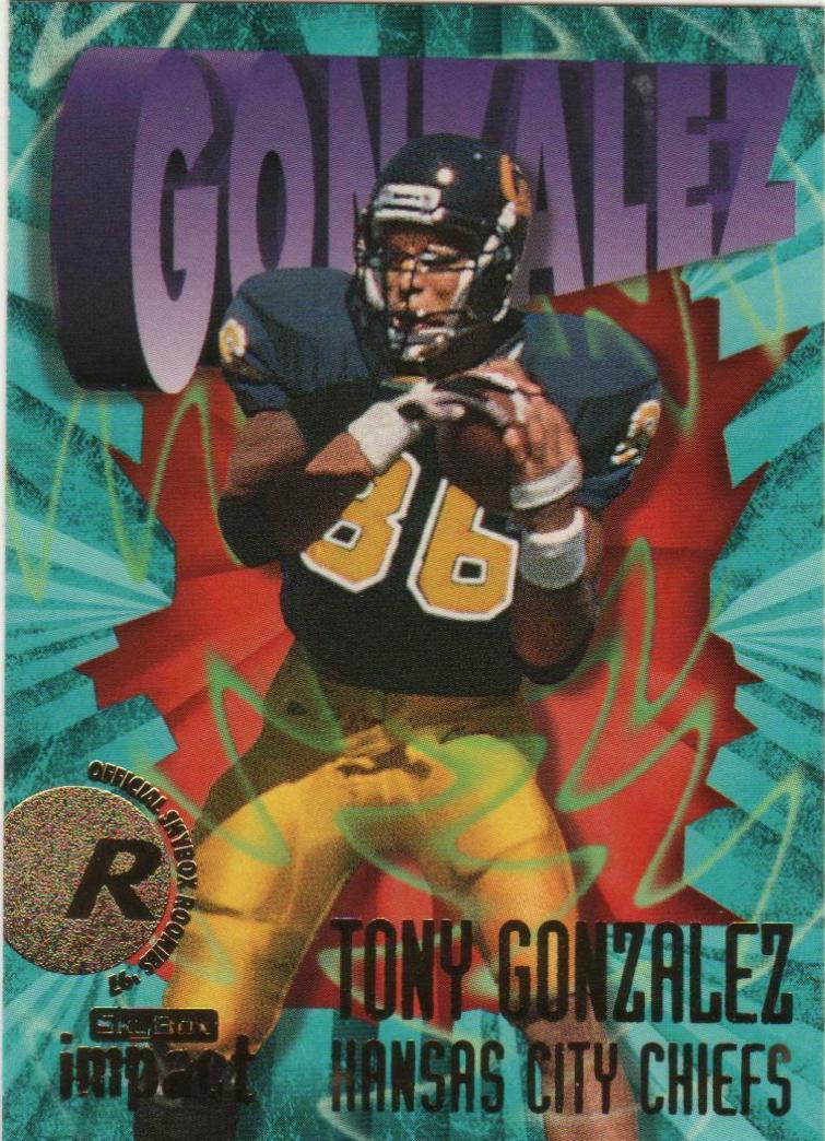 Tony Gonzalez #223 Prices | 1997 Skybox Impact | Football Cards
