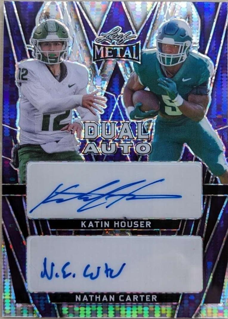 Katin Houser / Nathan Carter [Purple Pulsar] #DA-15 Prices | 2024 Leaf ...