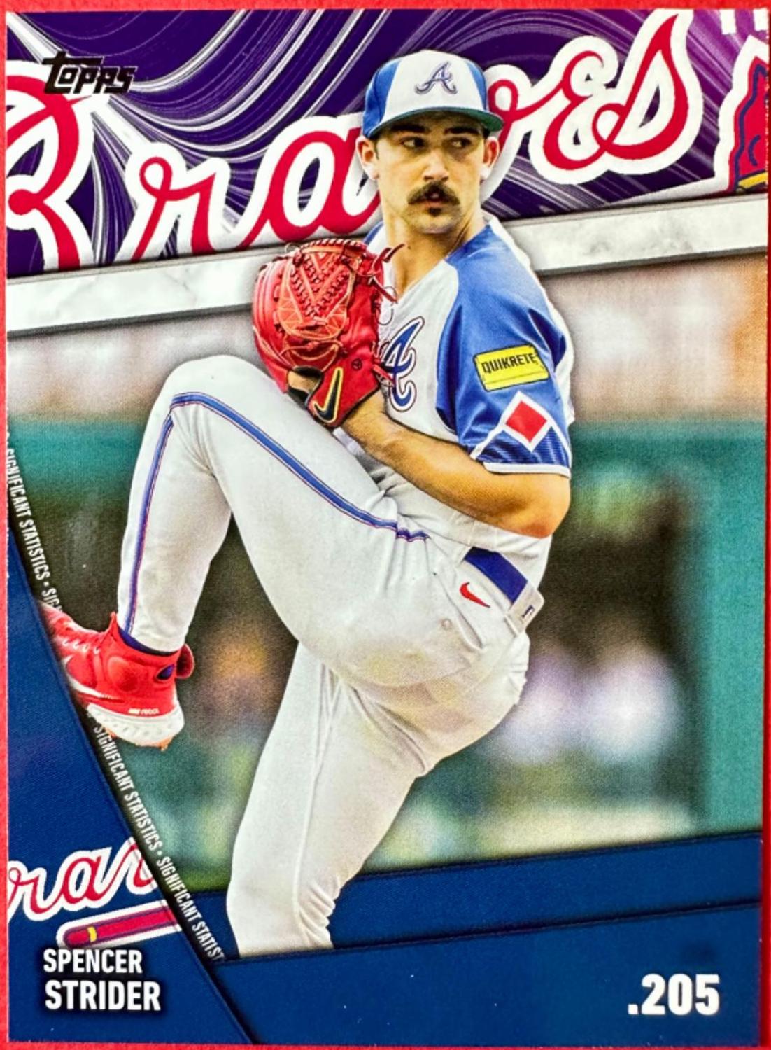 Spencer Strider #SS-1 Prices | 2024 Topps Significant Statistics ...