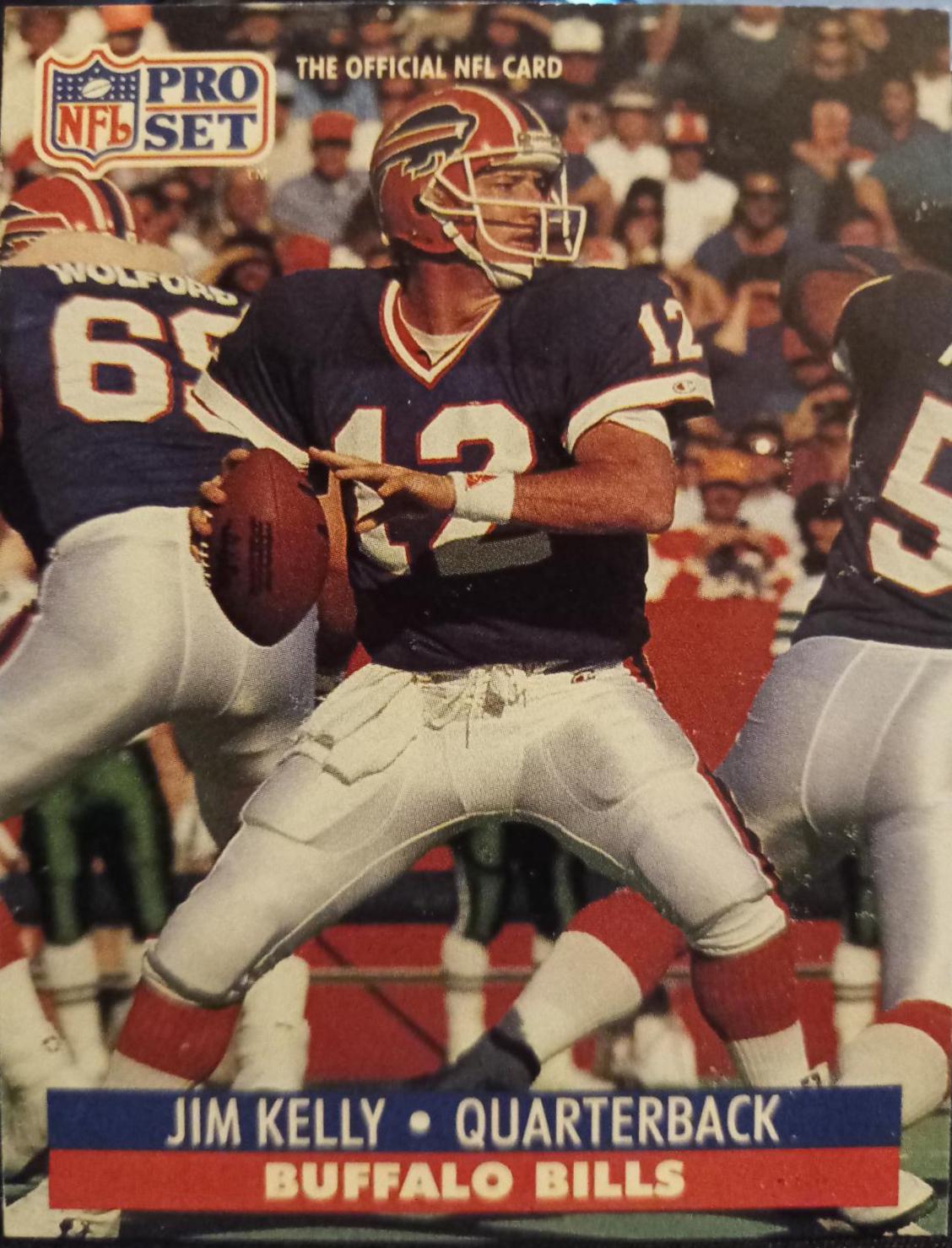 Jim Kelly [NFLPA Logo on Back] #78 Prices | 1991 Pro Set | Football Cards