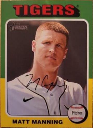 Matt Manning #14 Prices | 2024 Topps Heritage | Baseball Cards